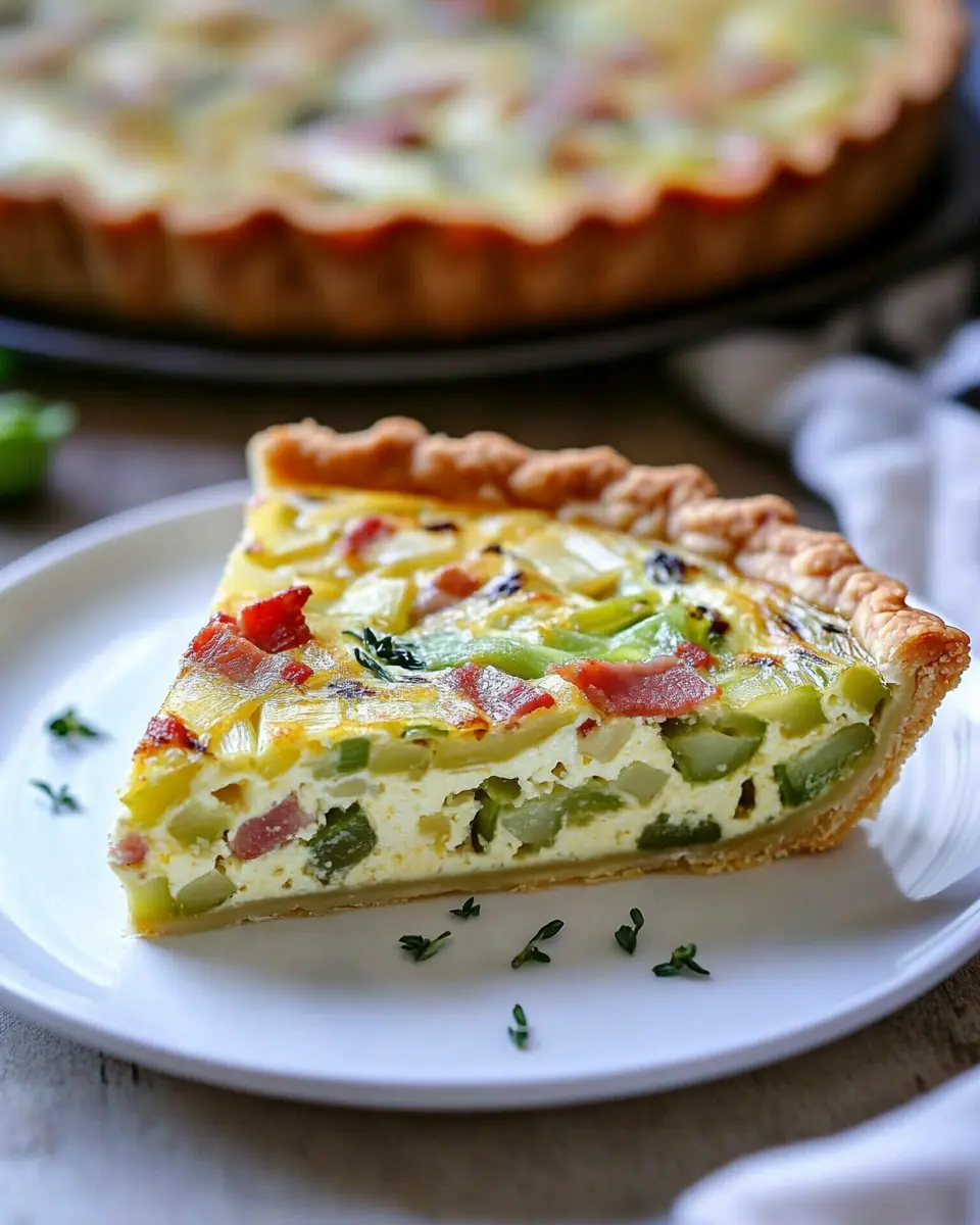 Lauch Speck Quiche